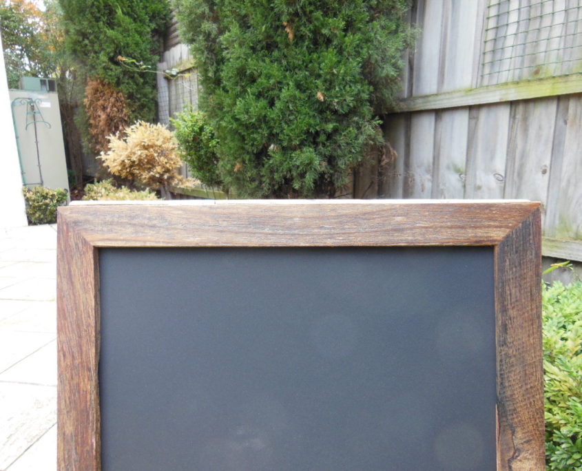 Recycled Timber A-Frame Chalkboard – The Timber Shack