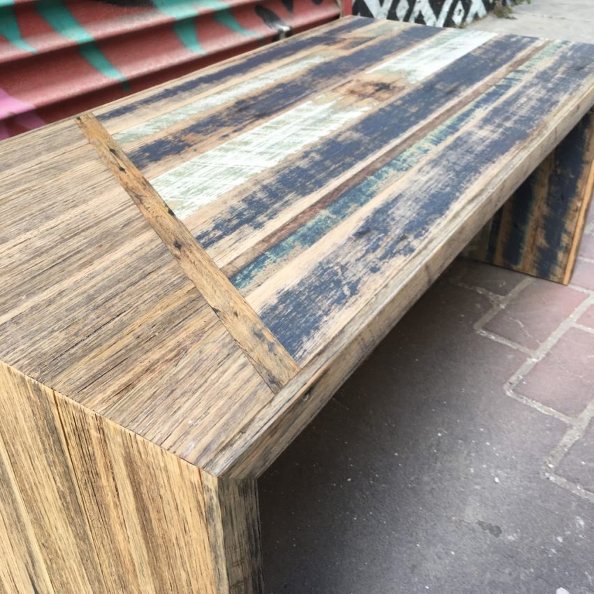 Rustic Split Design Coffee Table – The Timber Shack