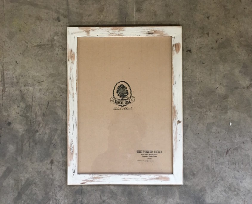 30mm White Washed Picture Frame – The Timber Shack