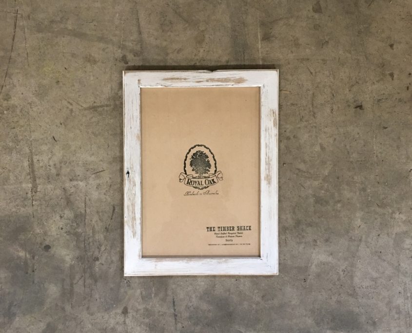 30mm White Washed Picture Frame – The Timber Shack