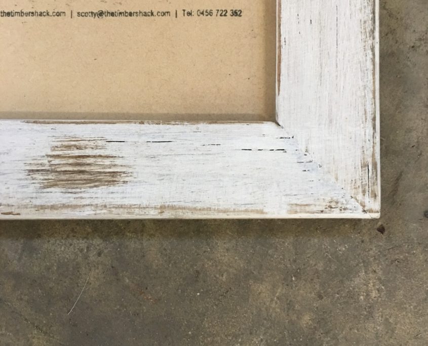 30mm White Washed Picture Frame – The Timber Shack